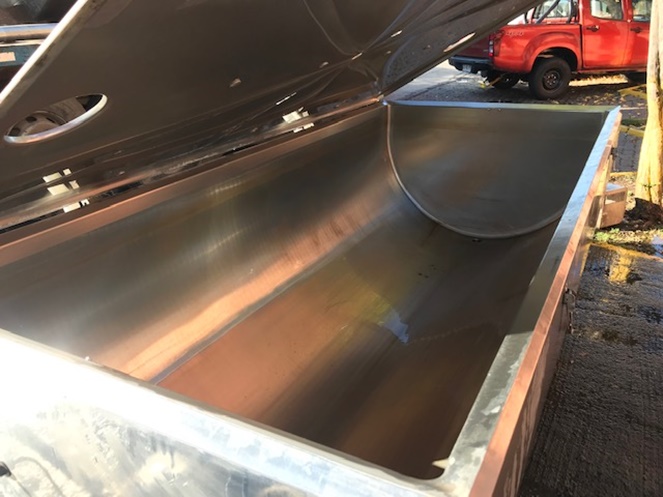 Estanque Tina Acero Inoxidable / Doble Camisa con Enfriador / Capacidad ...